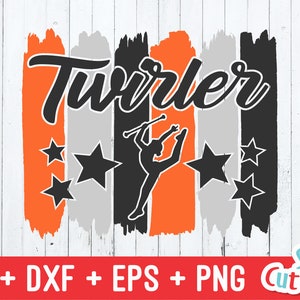 Twirl SVG - Baton Twirl - Twirler Svg - Dxf - Eps - Cut File ...