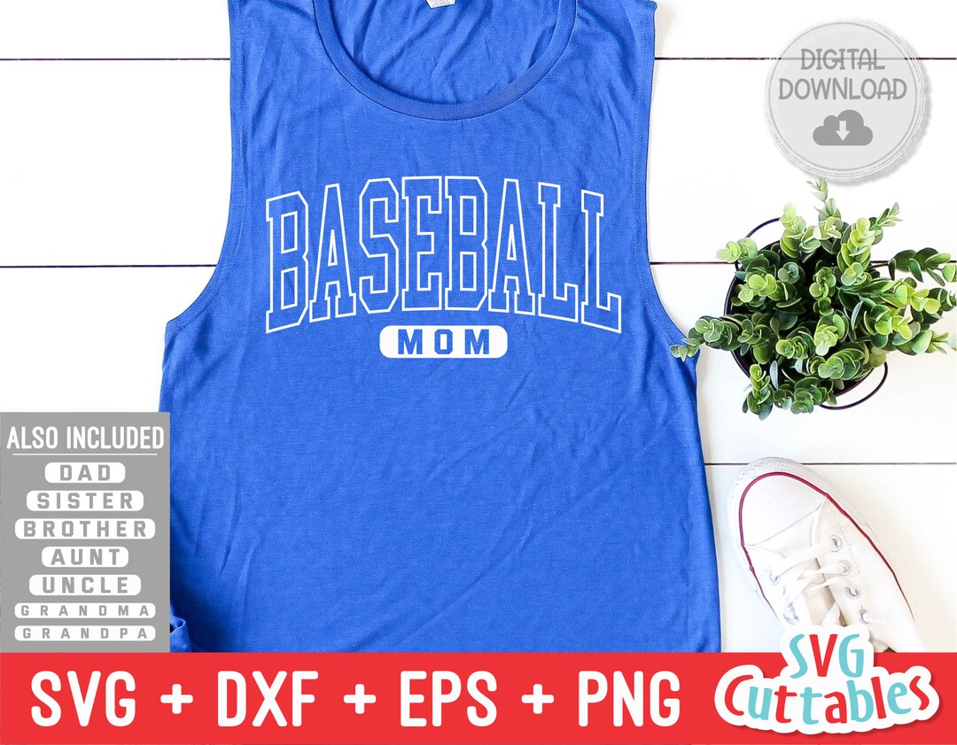 Baseball Svg - Baseball Mom Svg - Eps - Dxf - Png - Baseball Family Cut ...