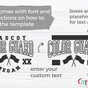 Color Guard Svg - Color Guard Template 005 - Svg - Dxf - Eps - Png ...