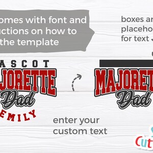 Majorette Svg - Majorette Dad Template 003 - Svg - Dxf - Eps - Png ...