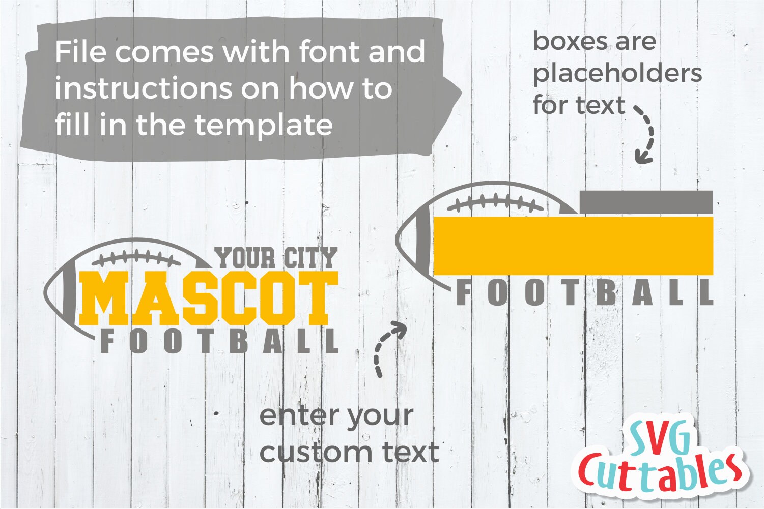 Football Svg Football Cut File Football Template 0034 | Etsy