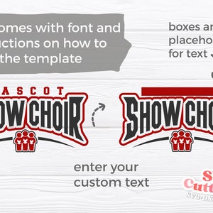 Show Choir Svg Cut File - Choir Template 0011- Svg - Eps - Dxf - Png ...