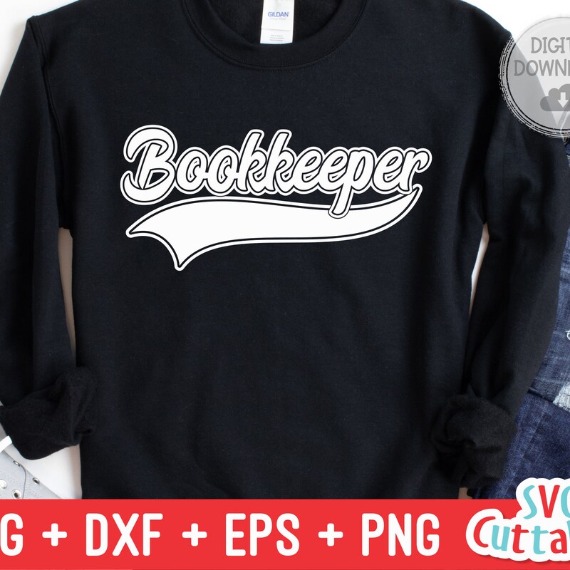 Bookkeeper Svg - Etsy