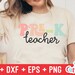 Teacher Svg Bundle - Teacher Shirt Cut Files - Teacher Svg - Dxf - Eps ...