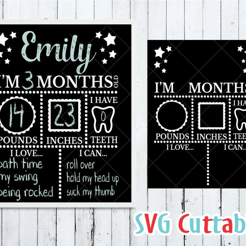 Milestone Svg - Etsy