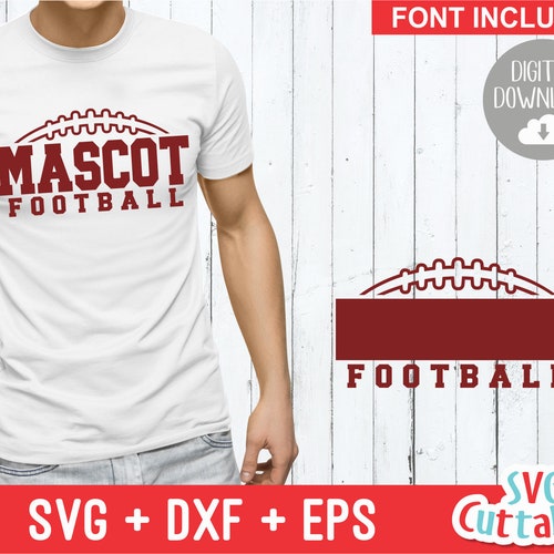Football Cut File Football Template 0040 Svg Eps Dxf - Etsy