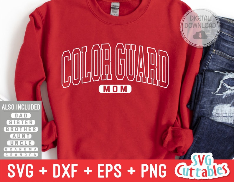 Color Guard Svg - Color Guard Family - Svg - Dxf - Eps - Png - Cut File ...
