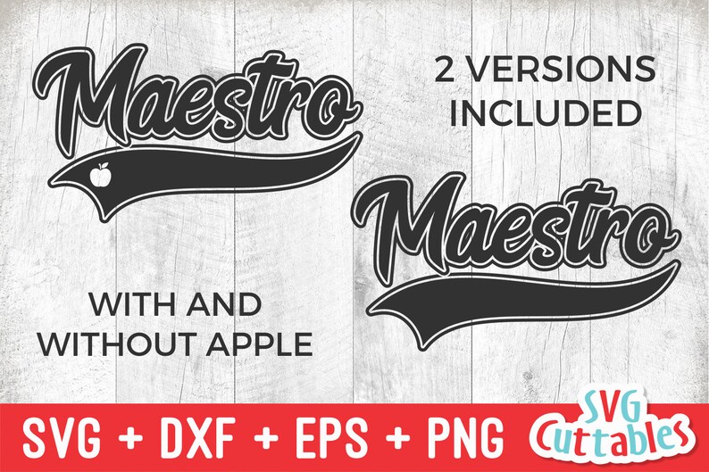 Maestro svg - Maestro svg - Archivo de corte de maestro - Maestro Swoosh - svg - dxf - eps - png ...