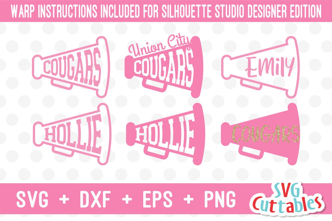 Cheer Cone Svg Cheer Svg Eps Dxf Files Cheerleader Svg - Etsy