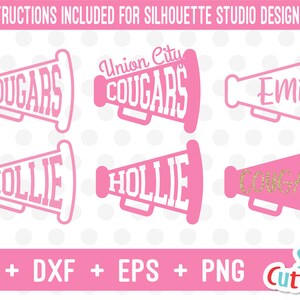 Cheer Cone Svg, Cheer Svg, Eps, Dxf Files, Cheerleader Svg, Pom Pom ...