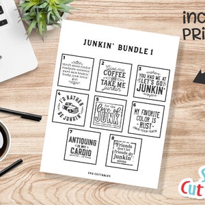 Junkin' Bundle 1 - SVG Bundle - Yard Sale Cut File - Antiquing Svg ...