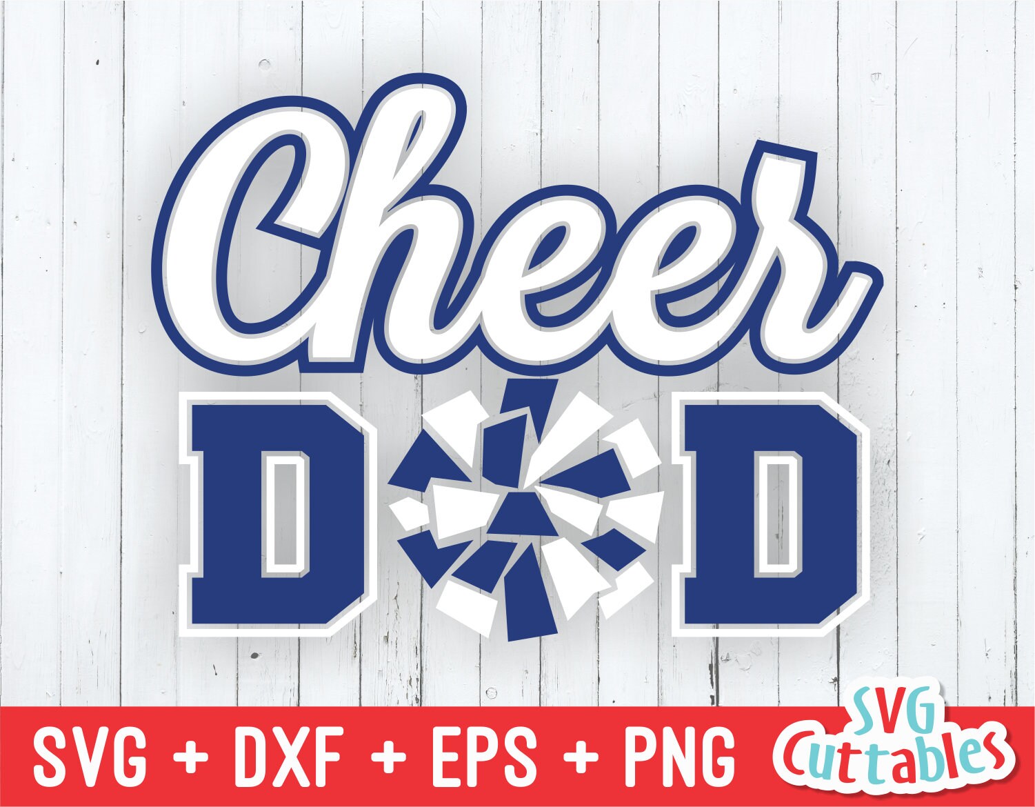 Cheer Dad Svg Cheer Dad Cut File Pom Pom Svg Eps Dxf - Etsy
