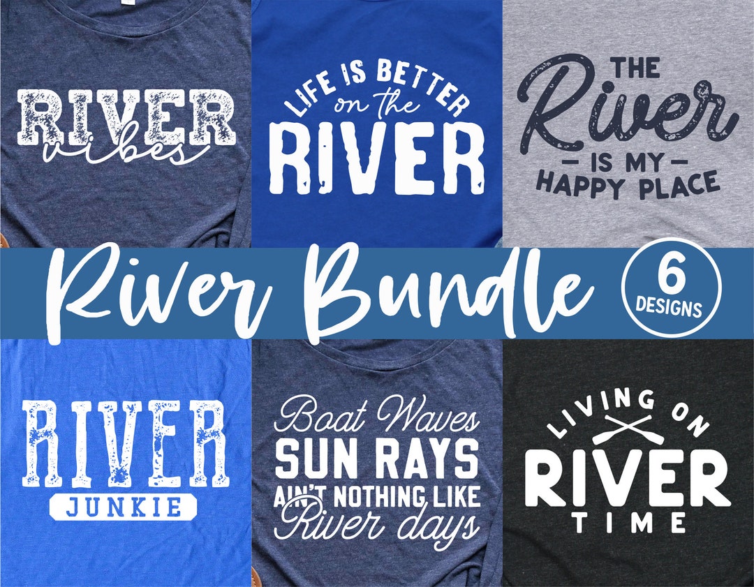 River Svg Bundle - River Cut File - Svg - Dxf - Eps - Png - River ...
