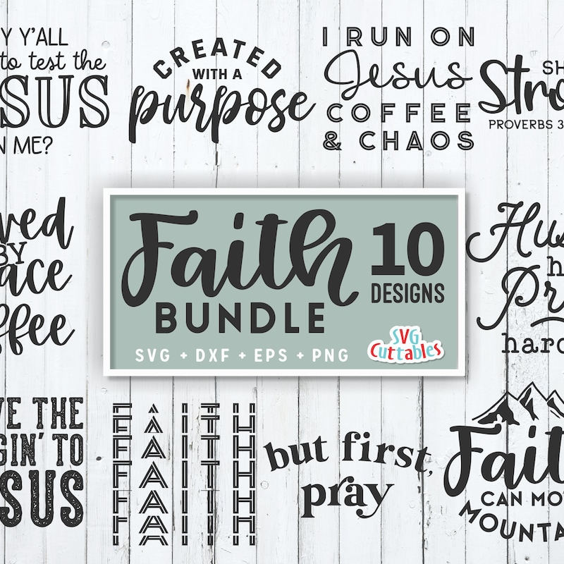 Faith Svg - Etsy