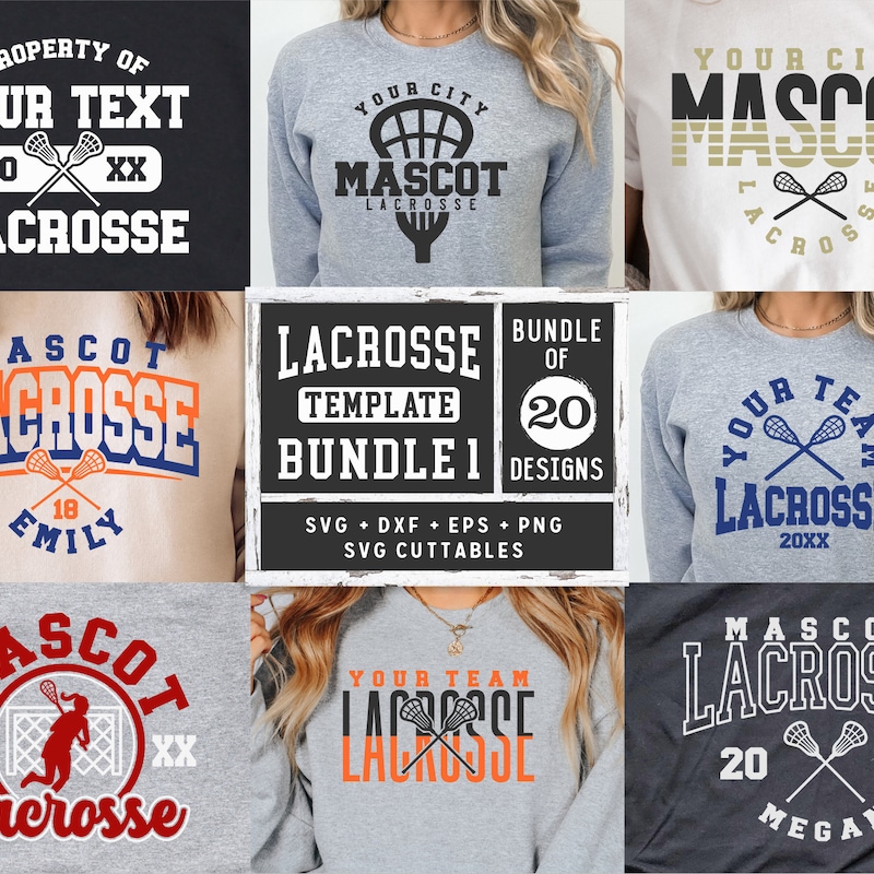 Canva Lacrosse Templates - Etsy