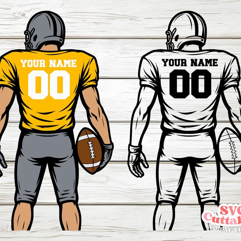 Red Football Clip Art - Etsy