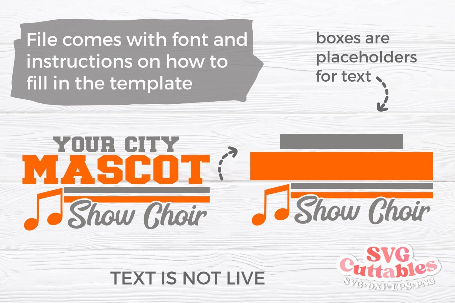 Show Choir Svg Cut File Choir Template 0029 Svg Eps Dxf Png Marching ...