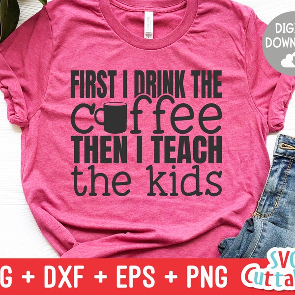 First I Drink Coffee - Etsy