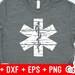 Distressed Star of Life Svg - EMS - EMT - Paramedic - Svg - Eps - Dxf ...