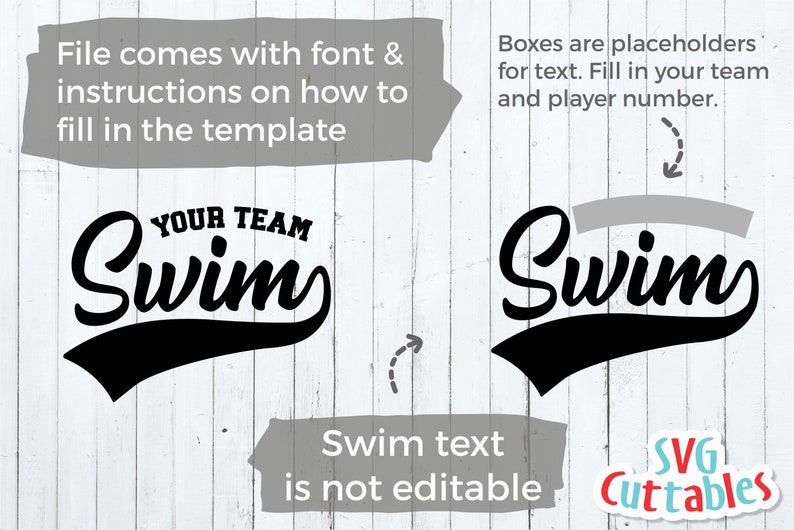 Swimming Svg Swim Cut File Swim Template 0013 Svg Eps - Etsy