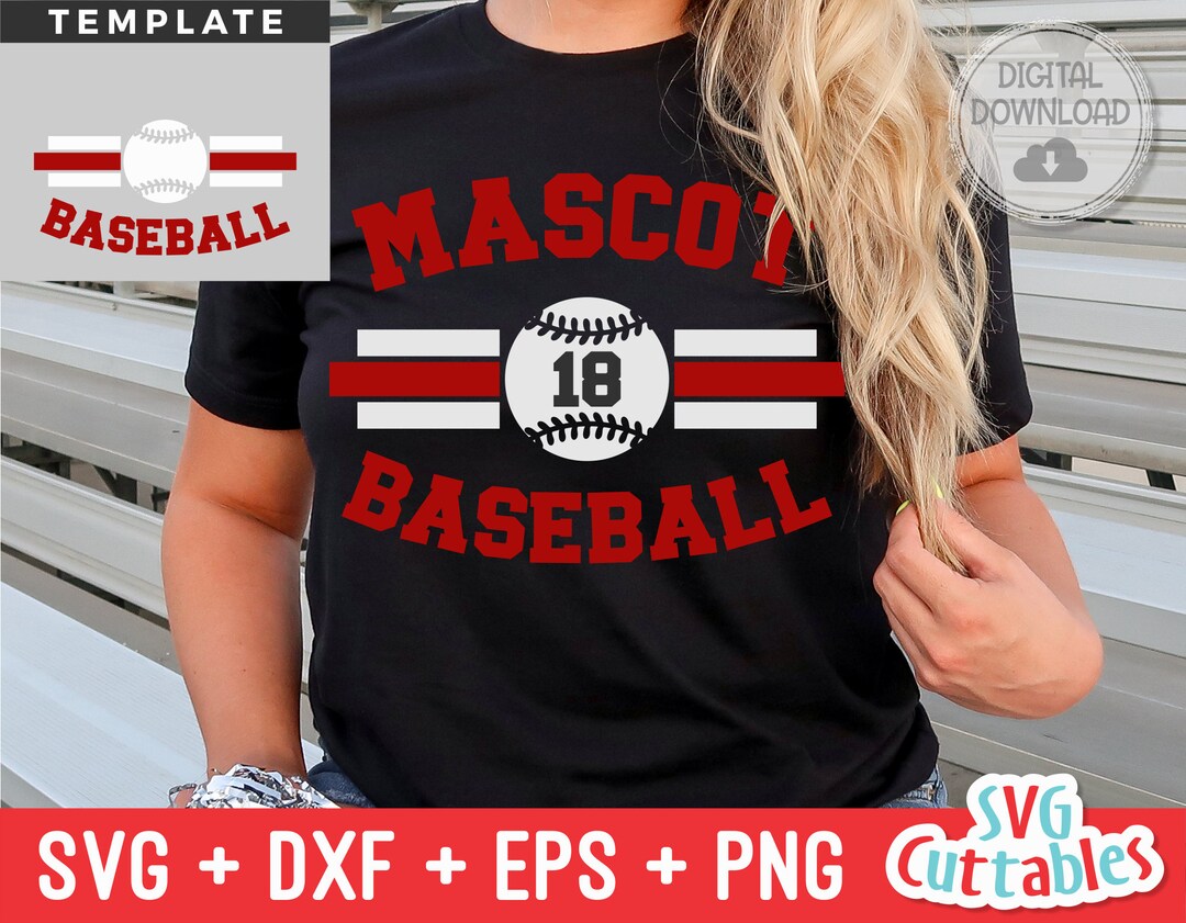 Baseball Svg - Baseball Template - Svg - Eps - Dxf - Png - Silhouette ...