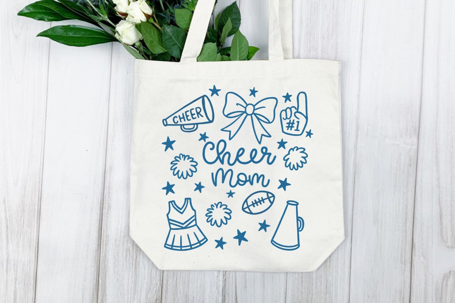 Cheer Mom Doodle Svg - Cheer Shirt Design Svg - Cheer Cut File - Dxf ...
