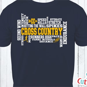 Cross Country Svg - Cross Country Word Art SVG - DXF - EPS, Subway Art ...
