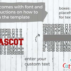 Football Cut File - Football Template 0042 - Svg - Eps - Dxf - Football ...