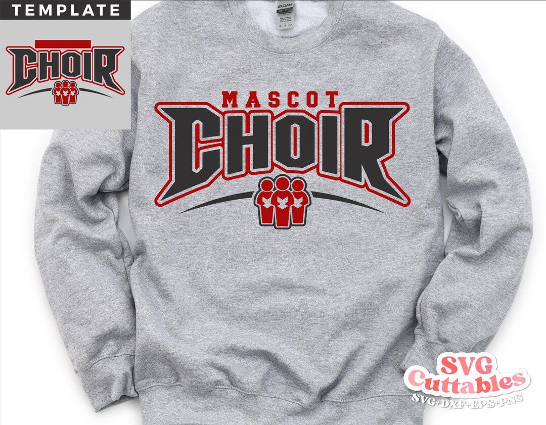 Choir Svg Cut File - Choir Template 0015- Svg - Eps - Dxf - Png ...