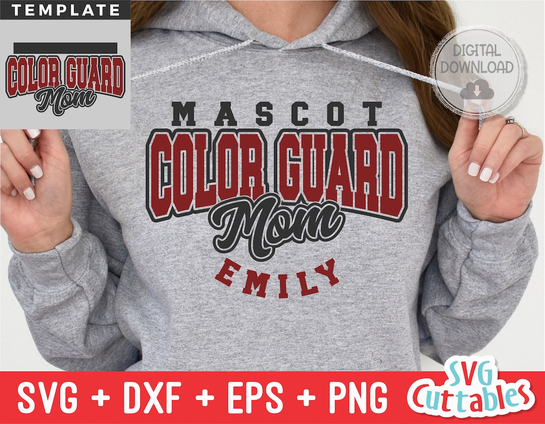 Color Guard Svg - Color Guard Template 0014 - Svg - Dxf - Eps - Png ...