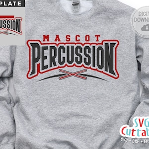 Band Svg Cut File Percussion Template 006 Svg Eps Dxf Png Marching Band ...