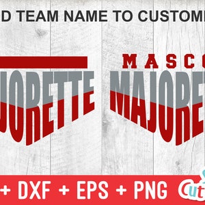 Majorette Svg Cut File - Majorette Template 001 - Svg - Eps - Dxf - Png ...