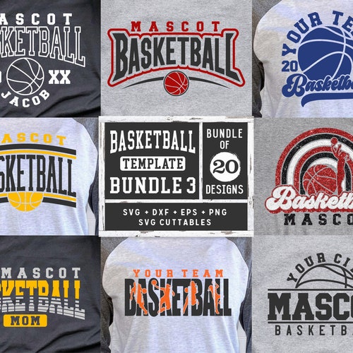 Basketball Team Template Svg Png Dxf Eps Basketball Team - Etsy