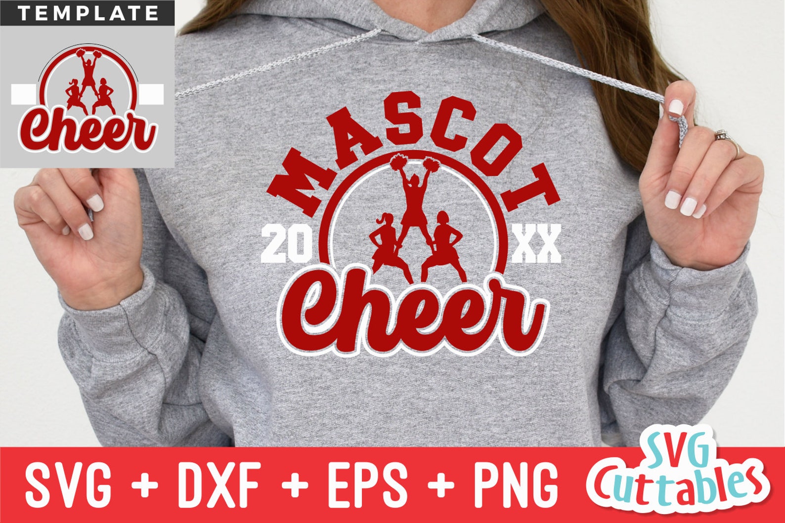 Cheer Svg Bundle 3 Cheer Template Bundle of 20 Svg Eps Dxf Cheerleader ...
