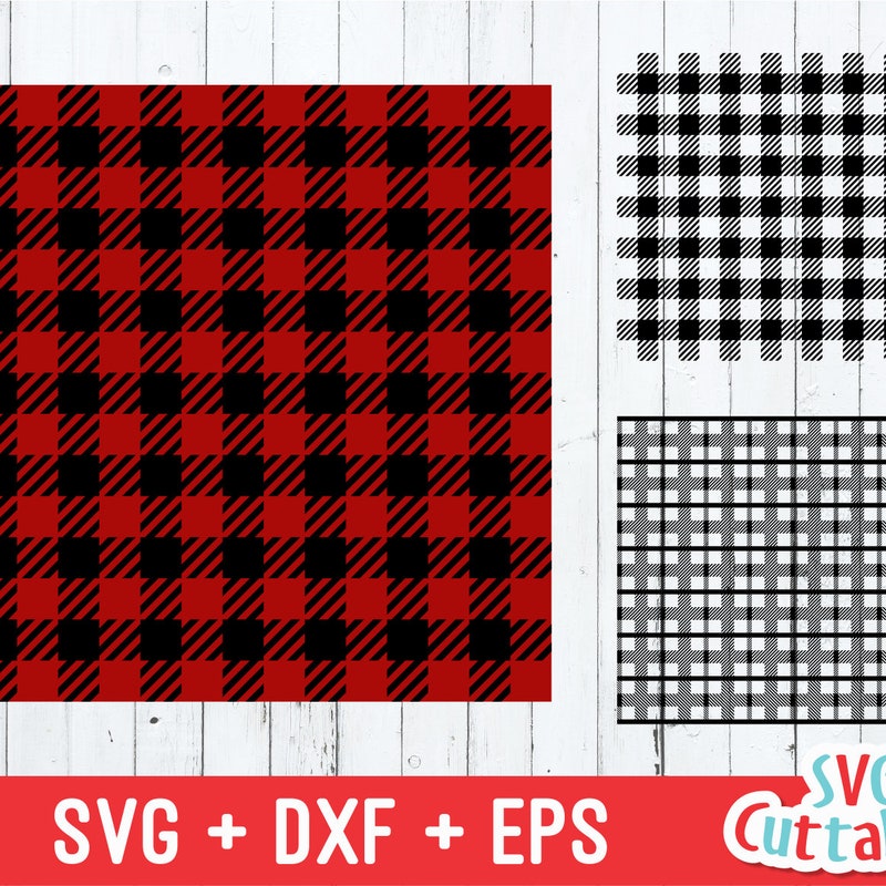 Buffalo Plaid Svg - Etsy