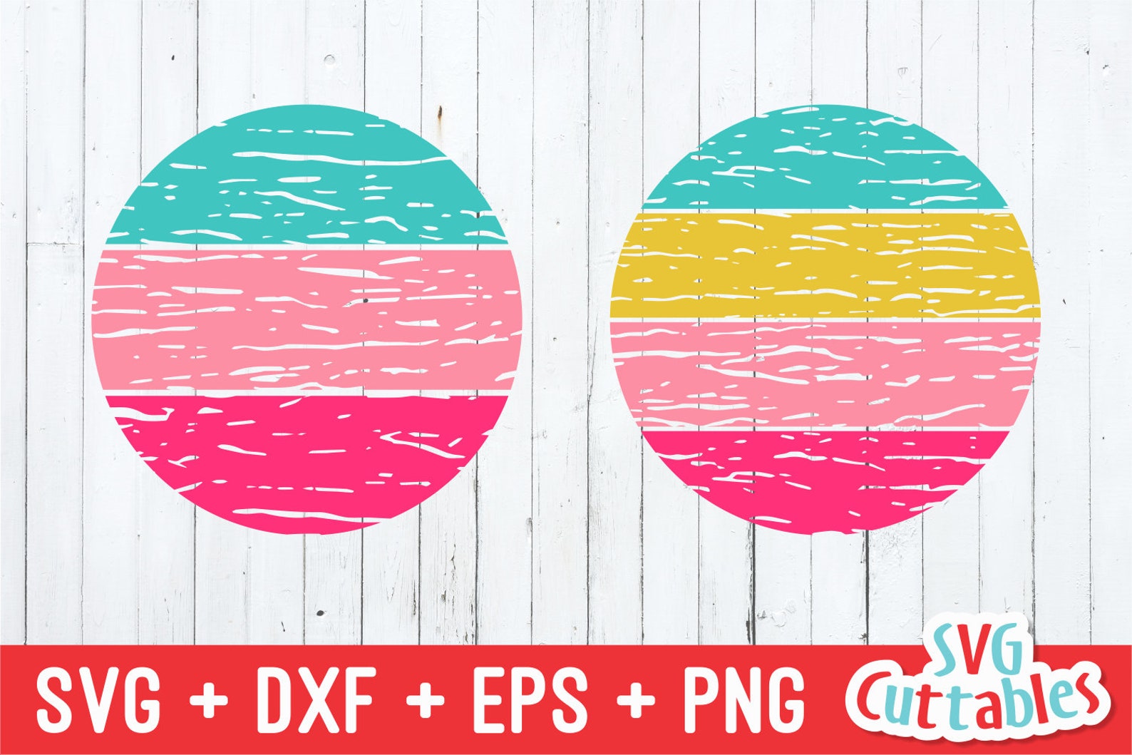 Distressed Wood Circle Svg Ombre Svg Distressed Cut File | Etsy