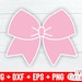 Split Monogram Bow SVG, Ribbon Bow SVG, Bow SVG Cut Table Design,svg ...