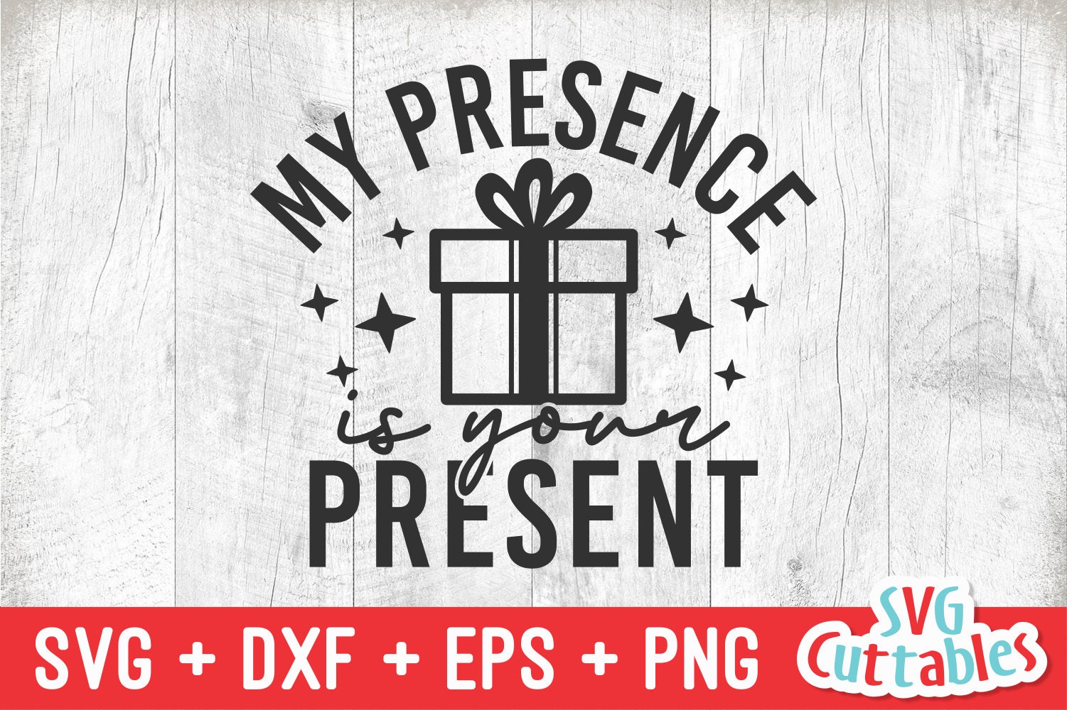 My Presence is Your Present Svg Christmas Svg Cut File - Etsy