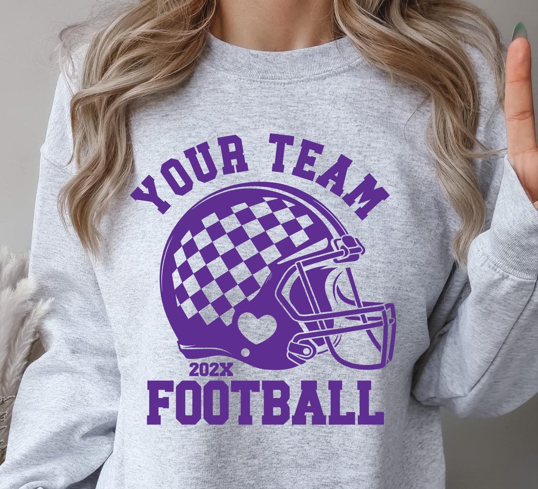 Football Svg - Football Cut File - Football Team Template 0084 - Svg ...