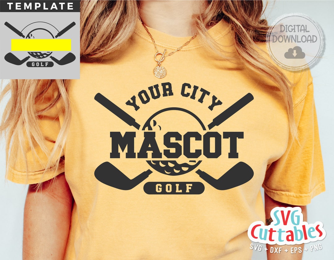 Golf Svg Cut File - Golf Team - Golf Template 0020 - Svg - Eps - Dxf ...