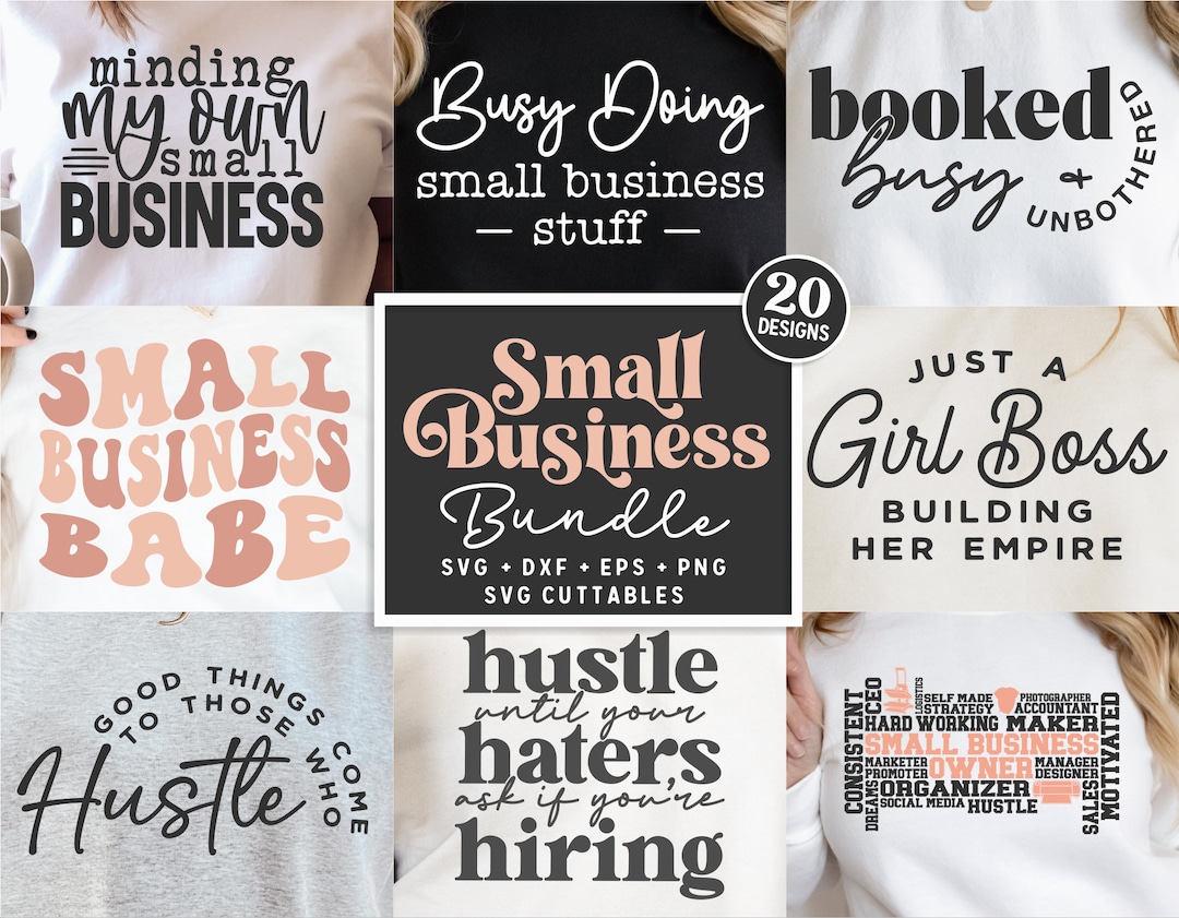 Small Business Owner Bundle Svg - Cut File - Small Business Bundle ...
