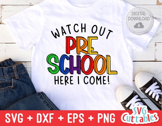 Watch Out Preschool Svg Preschool Cut File Back to School - Etsy