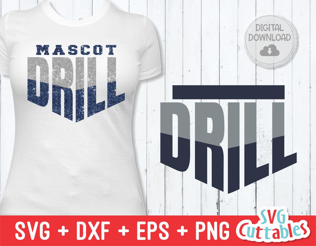 Drill Svg - Drill Team Cut File - Drill Template 001 - Svg - Eps - Dxf ...