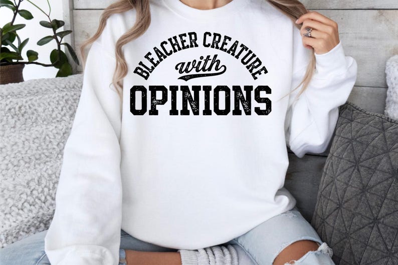 Bleacher Creature Svg | Bleacher Creature With Opinions | Funny Sports ...