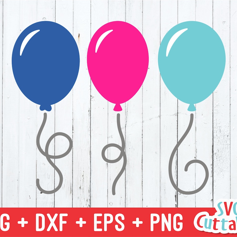 Balloons Svg - Etsy
