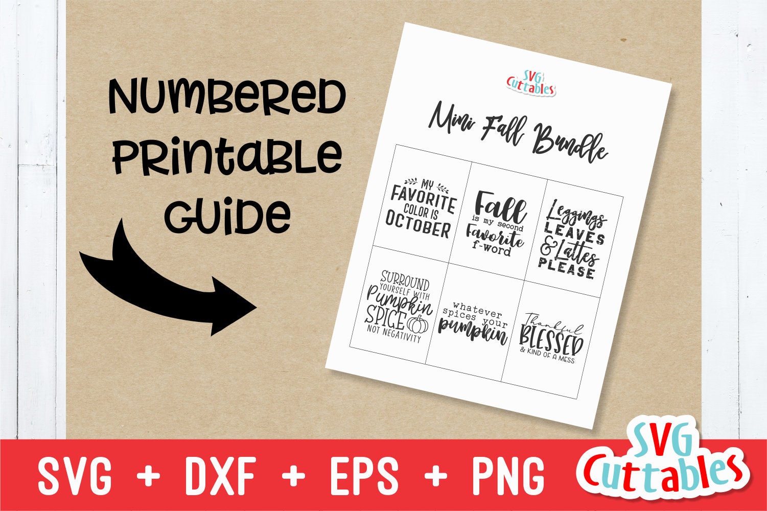 Fall Mini bundle svg dxf eps png Fall Autumn Bundle | Etsy