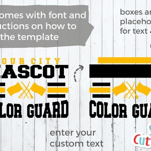 Color Guard Svg - Color Guard Template 007 - Svg - Dxf - Eps - Png ...