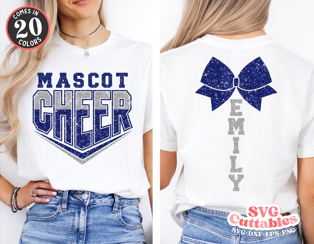 Cheer Svg Cut File - Cheer Glitter - Cheer Template 0090 - Svg - Eps ...