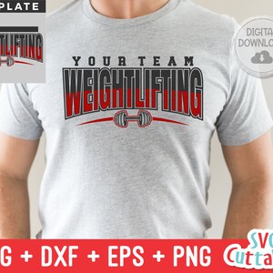 Weightlifting Svg - Weightlifting Template 002 - Svg - Eps - Dxf - Png ...