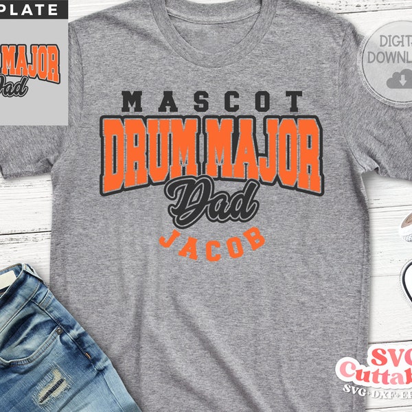 Drum Major Dad Svg - Etsy